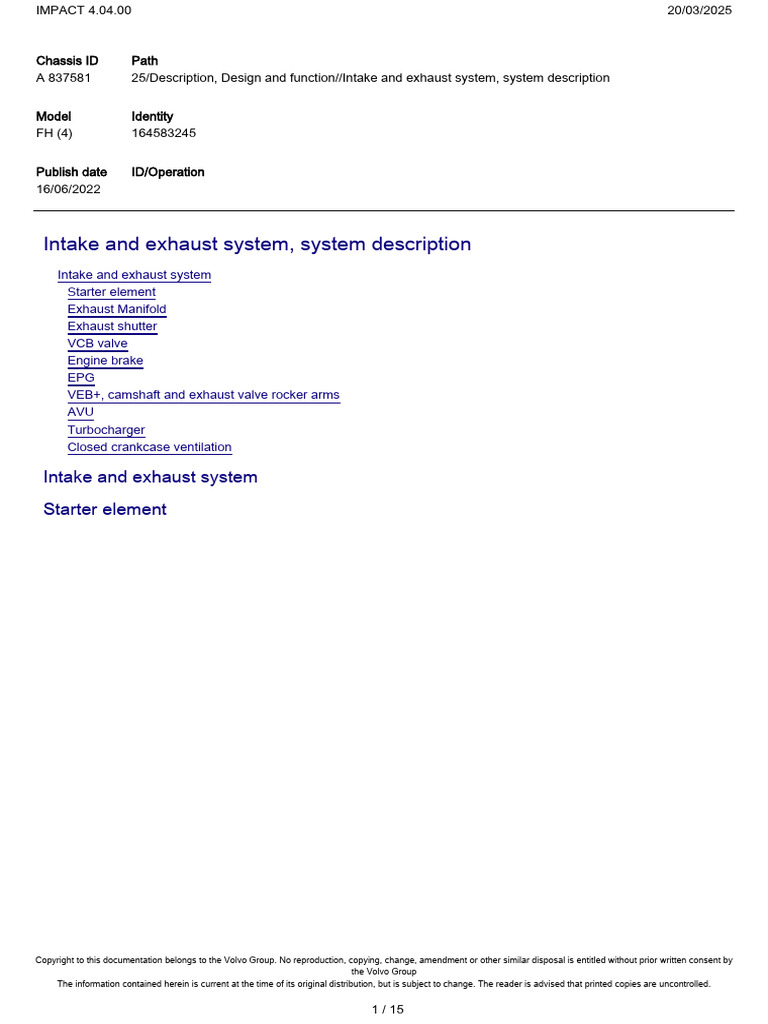 Intake and Exhaust System, System Description | PDF | Pump | Piston