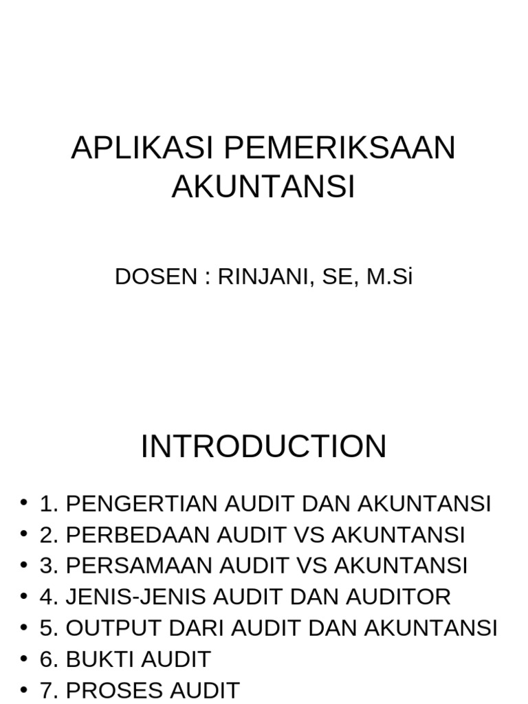 Auditing Vs Accounting | PDF