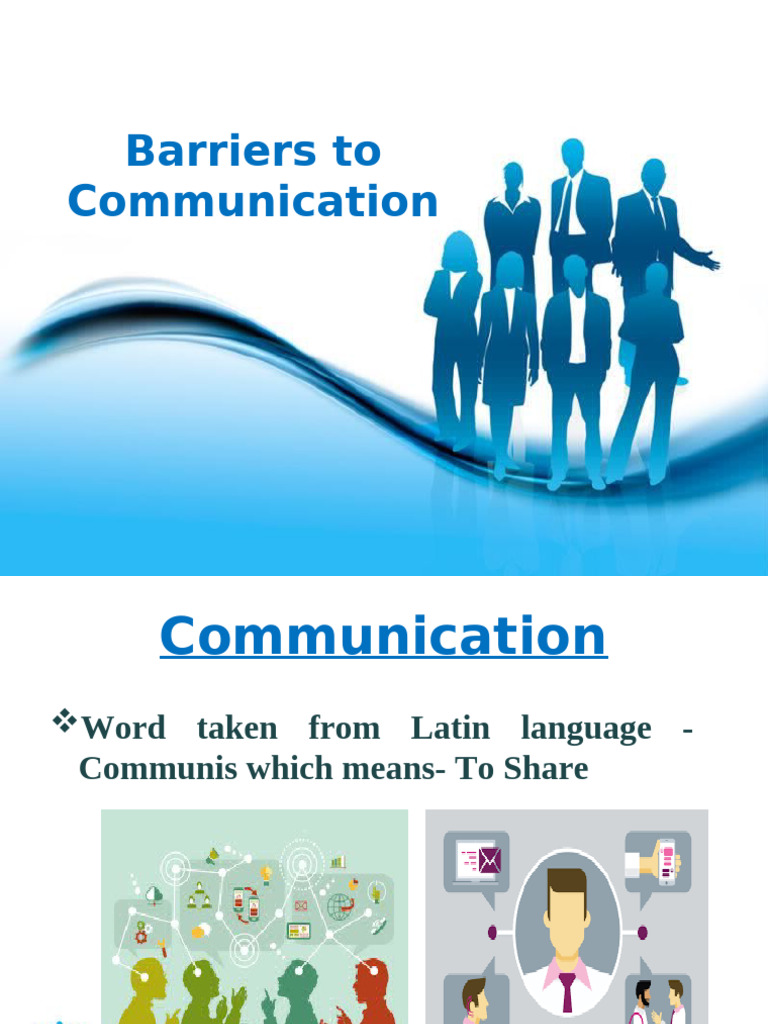 Communication Barriers | PDF | Communication | Microsoft Power Point