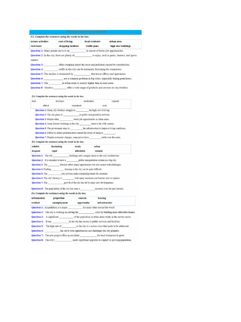 Review Vocab Unit 4 Grade 12 | PDF