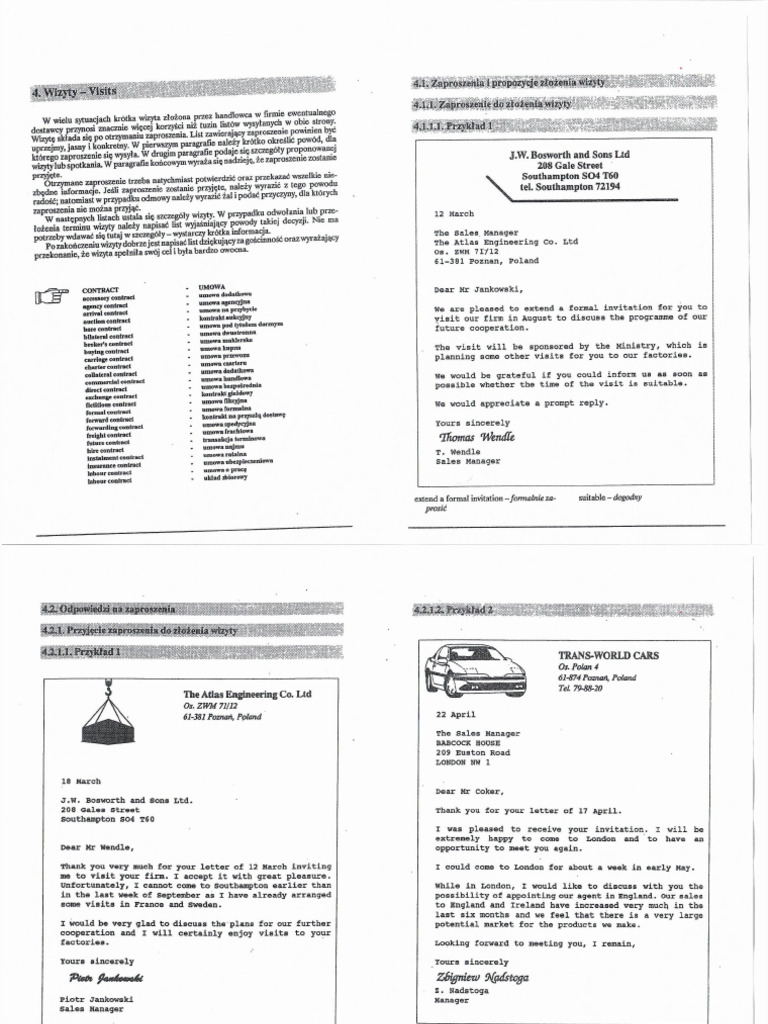 Scan Visits Letters | PDF