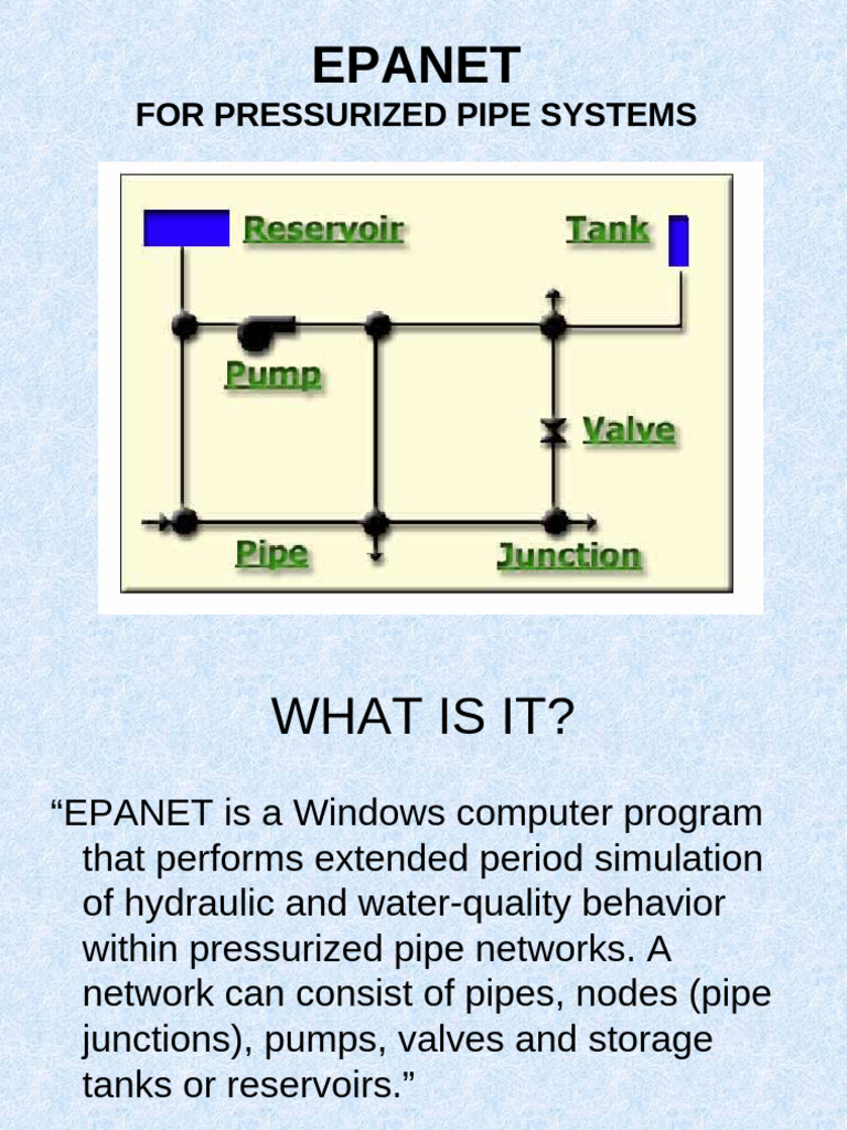 Using EPANET For Irrigation System Design | PDF | Pump | Horsepower