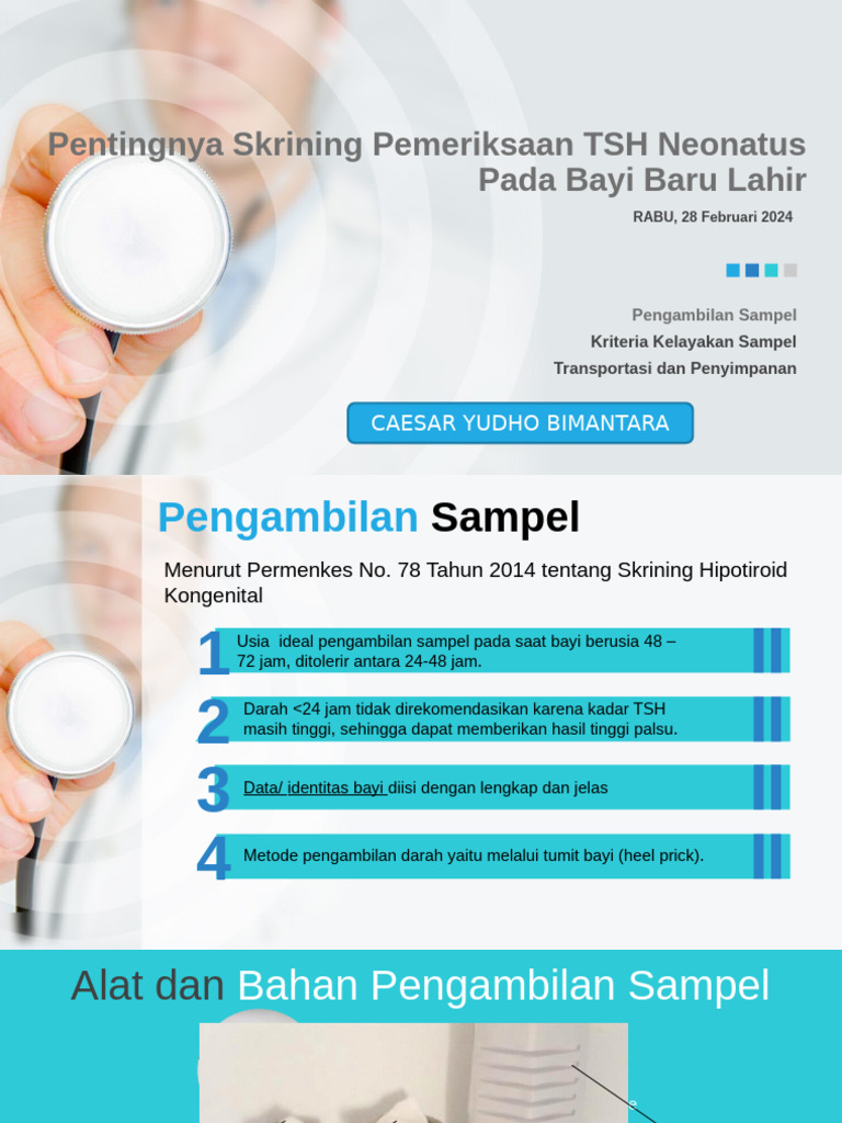Pentingnya Skrining Pemeriksaan TSH Neonatus Pada Bayi Baru Lahir ...