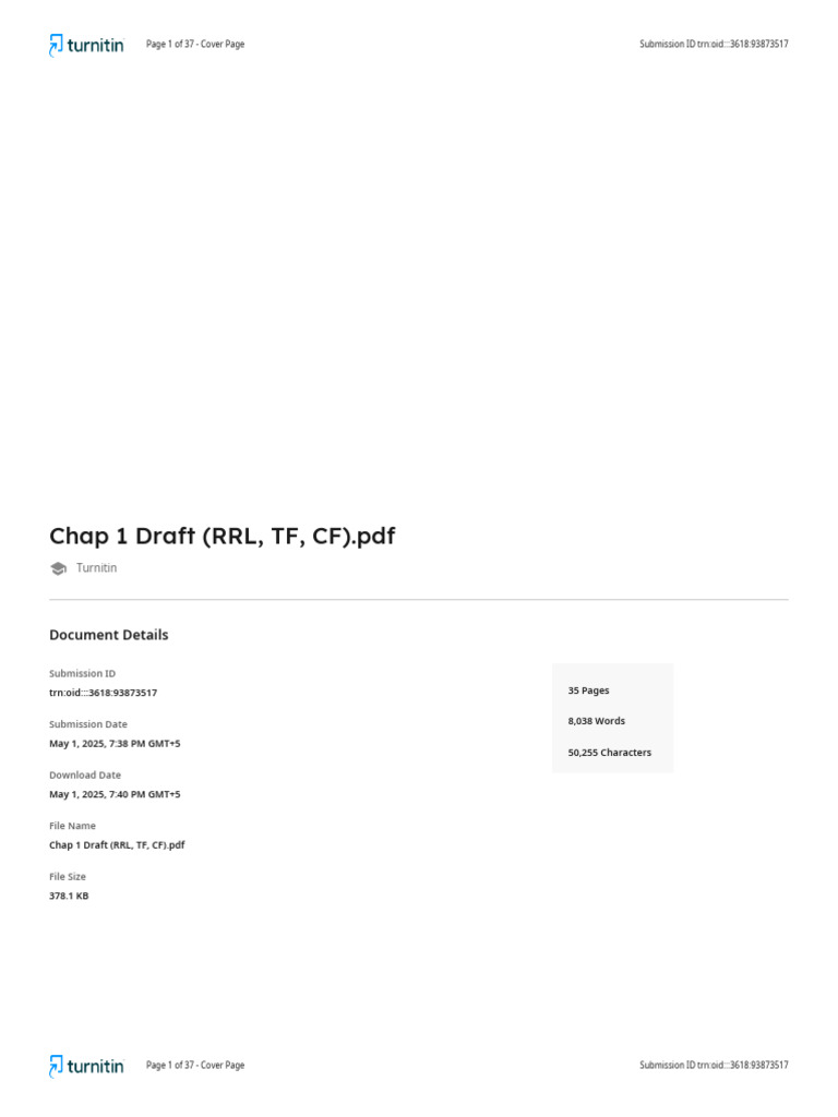 AI - Chap 1 Draft (RRL, TF, CF) | PDF | Nonprofit Organization | Non Governmental Organization