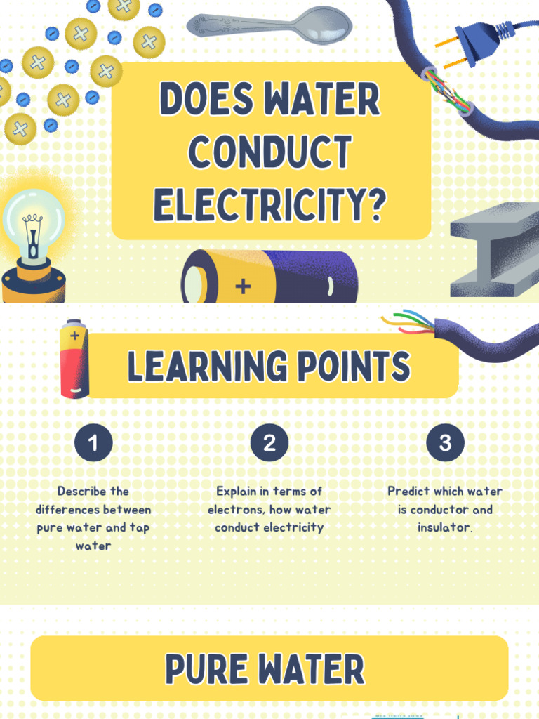 Pure vs. Tap Water: Conductivity Explained | PDF