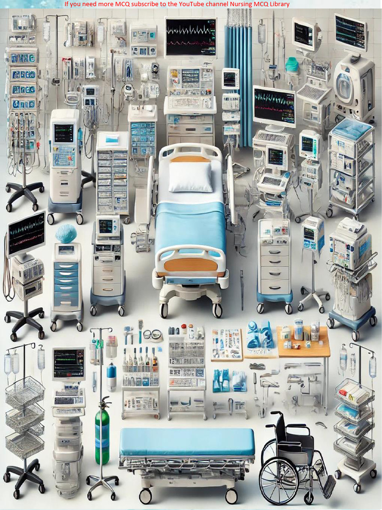 Essential Hospital Equipment List | PDF | Wheelchair | Monitoring ...