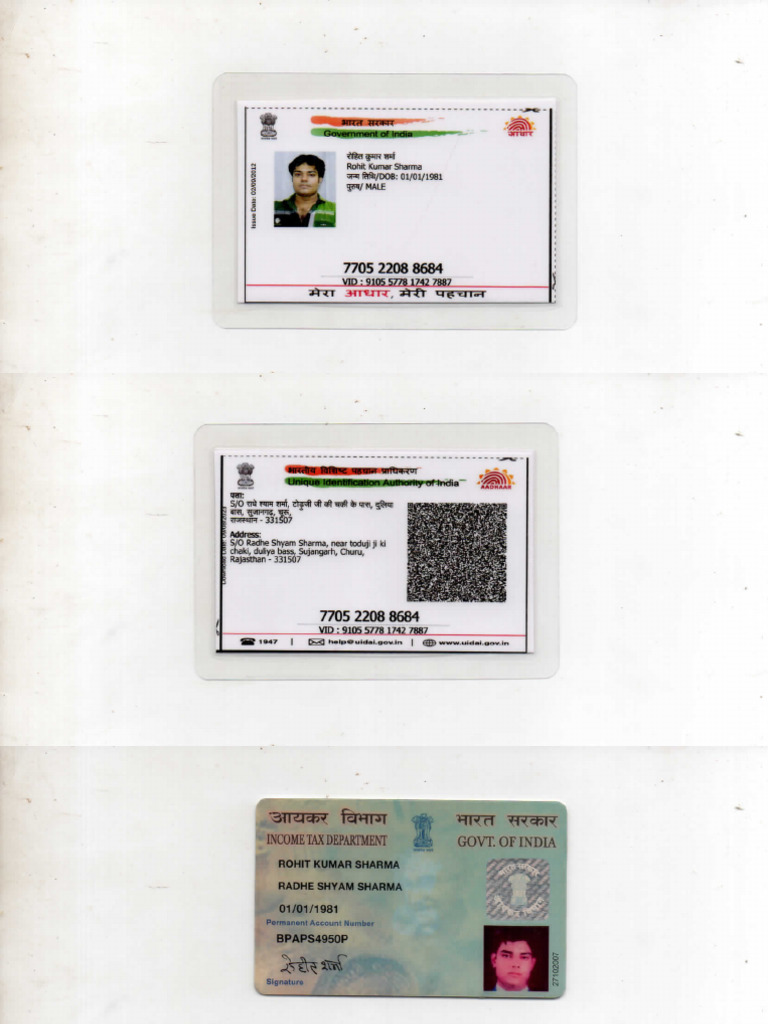 Rohit Id Proof | PDF