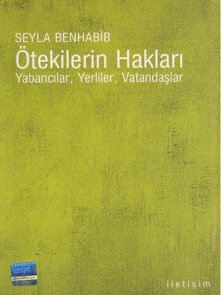 Seyla Benhabib - Ötekilerin Hakları_250505_134142 | PDF