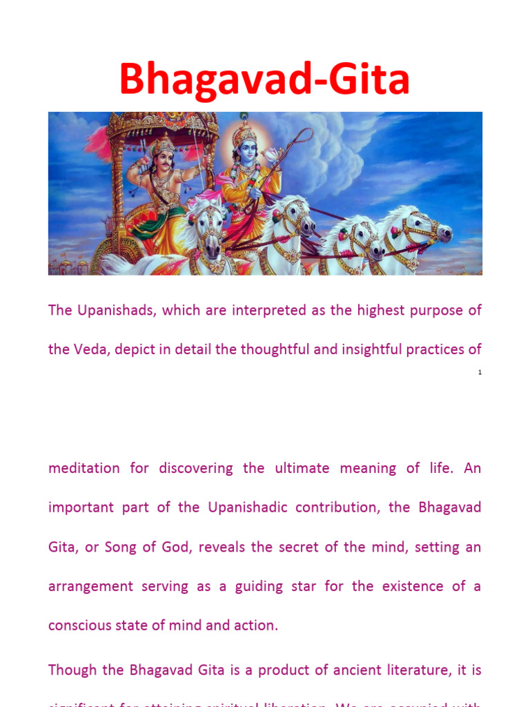 Bhagavadgita-Karma Jnana Bhakti Yoga | PDF | Bhagavad Gita | Āstika