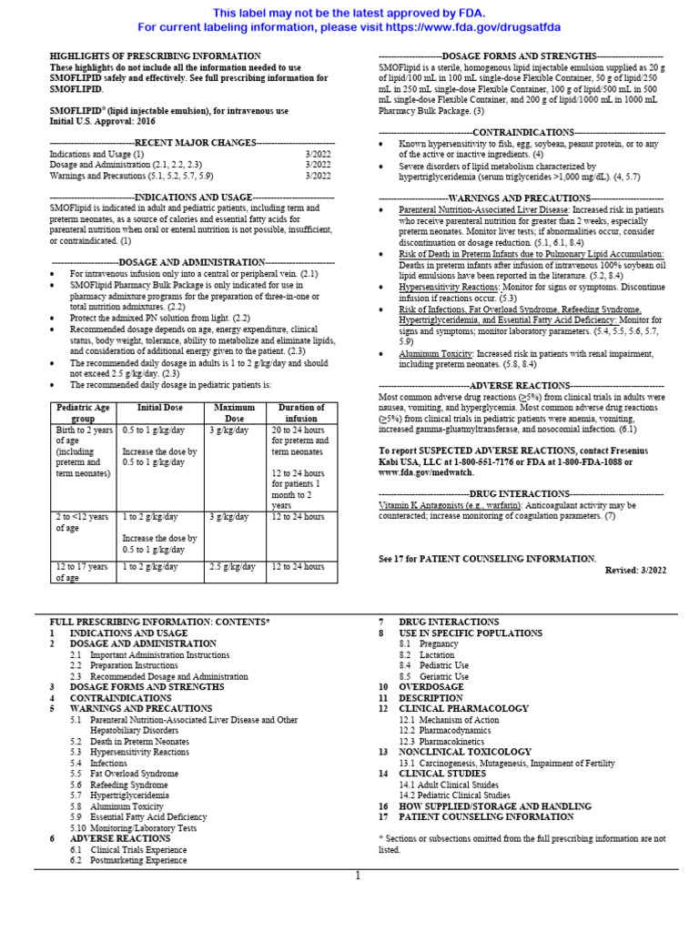 Smof Lipid Guidelines NICU | PDF | Intravenous Therapy | Pregnancy