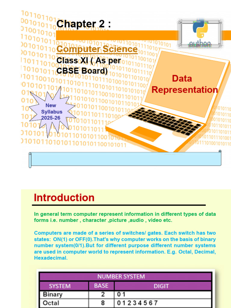 Ch - 2 Data Representation New | PDF | Character Encoding | String (Computer Science)