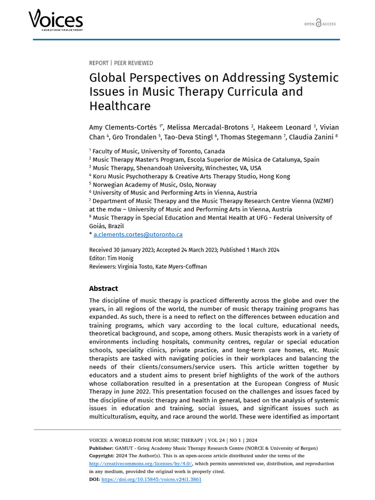 3861 Amy+Clements Cortes | PDF | Psychotherapy | Health Care