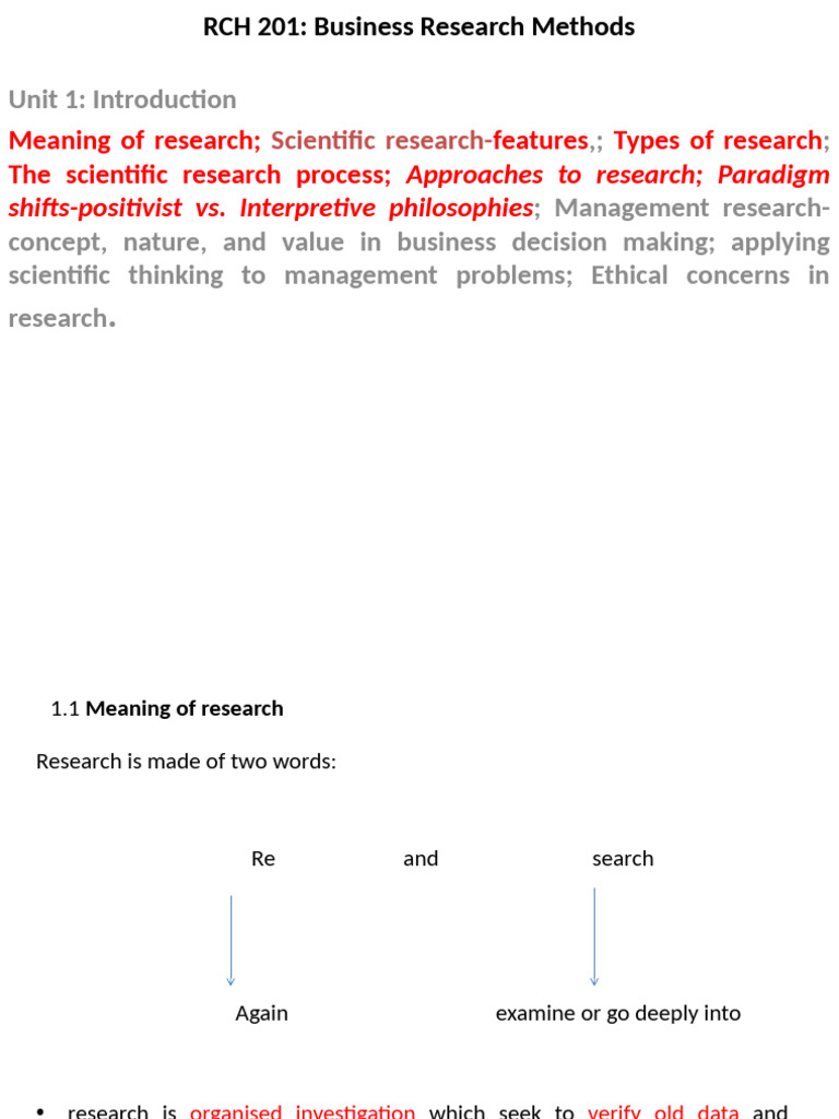 Business Research Methods | PDF | Scientific Method | Methodology