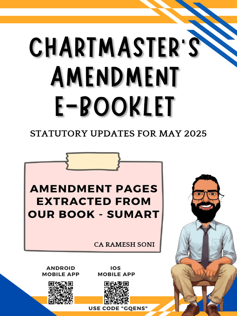 1 Amendments Booklet May 25 (CA CS CMA Final IDT) | PDF | Value Added ...
