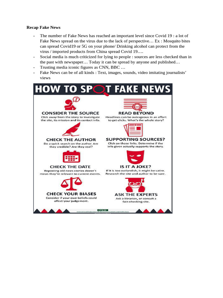 Understanding Fake News and Deepfakes | PDF