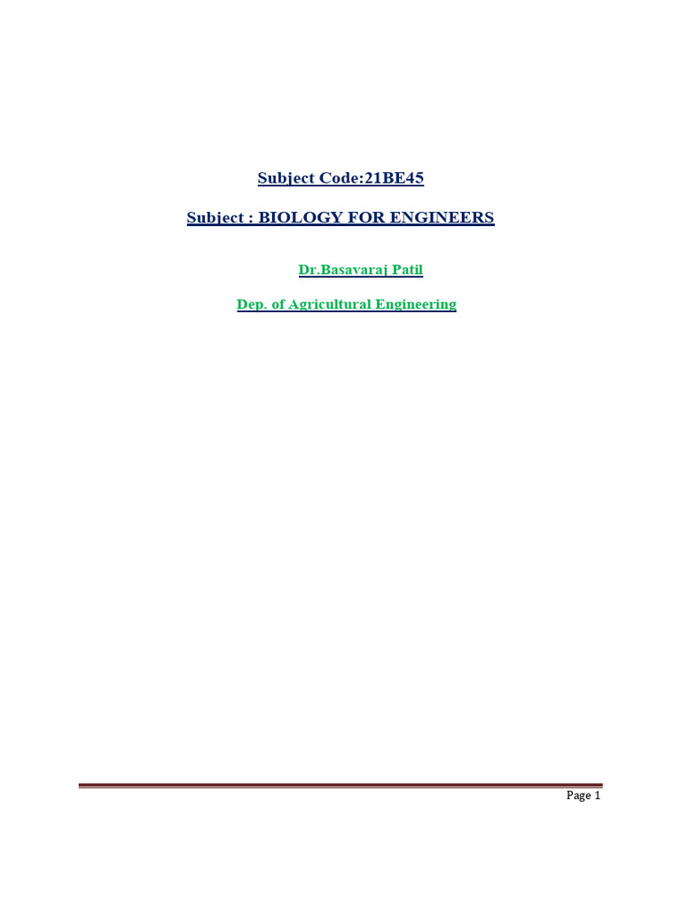 Biology For Engineers-Module2 | PDF | Nervous System | Central Nervous ...