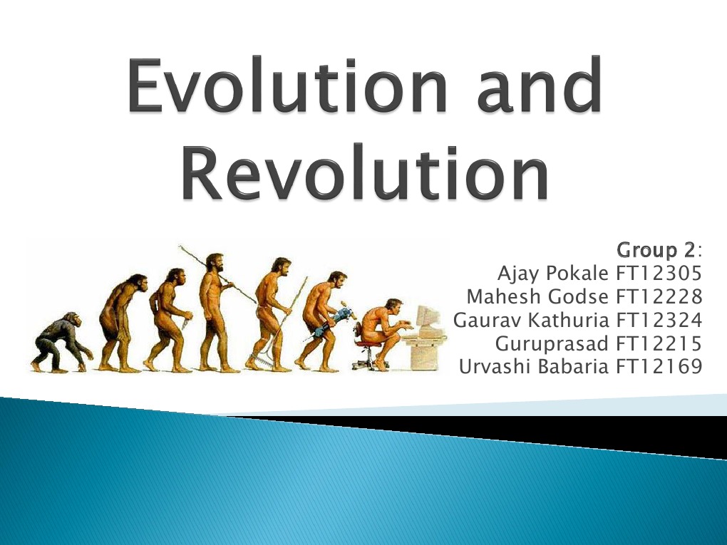 Evolution and Revolution - Group 2 | PDF | Behavioural Sciences | Cognition