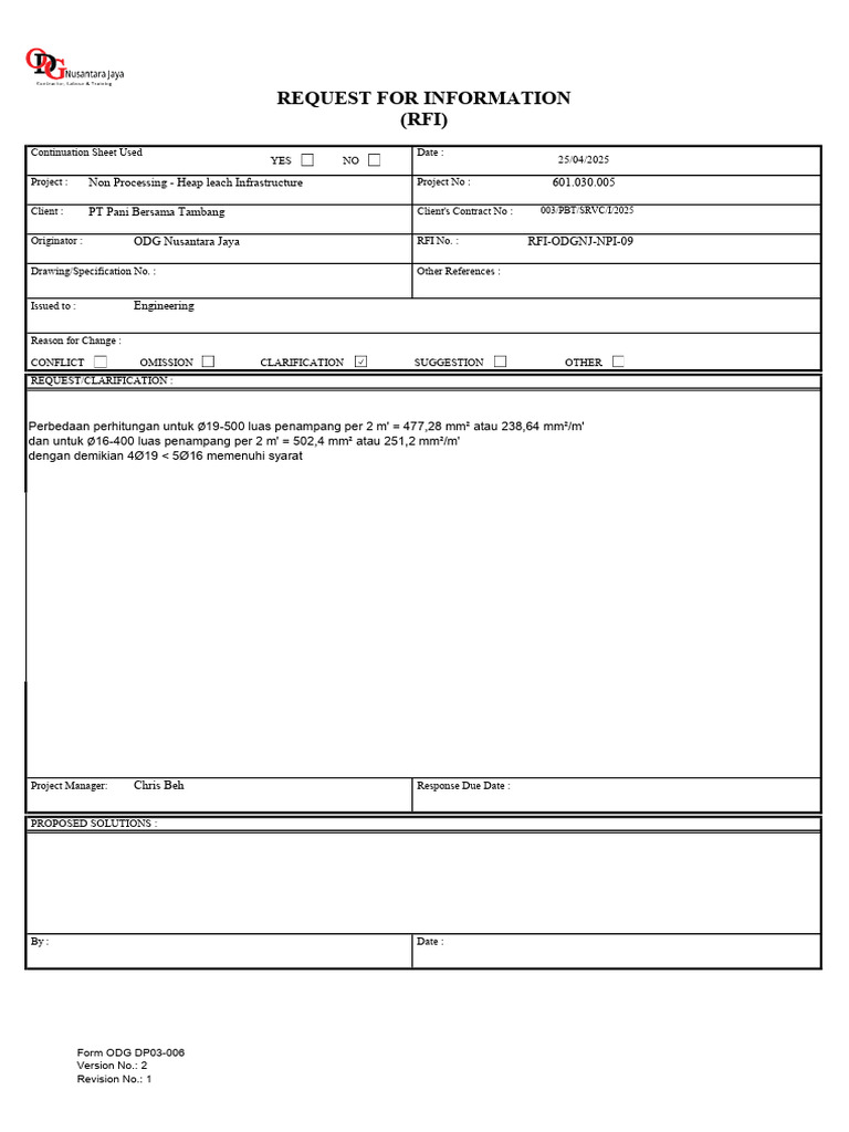 Rfi Besi Dowel Besi Dia 16-400 Adt | PDF