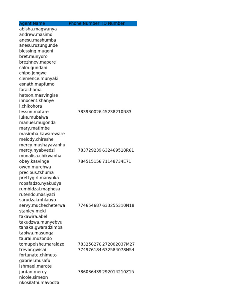 Agents With Missing Details | PDF