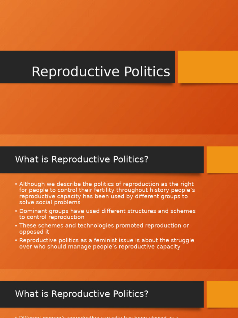 Reproductive Politics 2022 | PDF | Margaret Sanger | Reproductive Rights