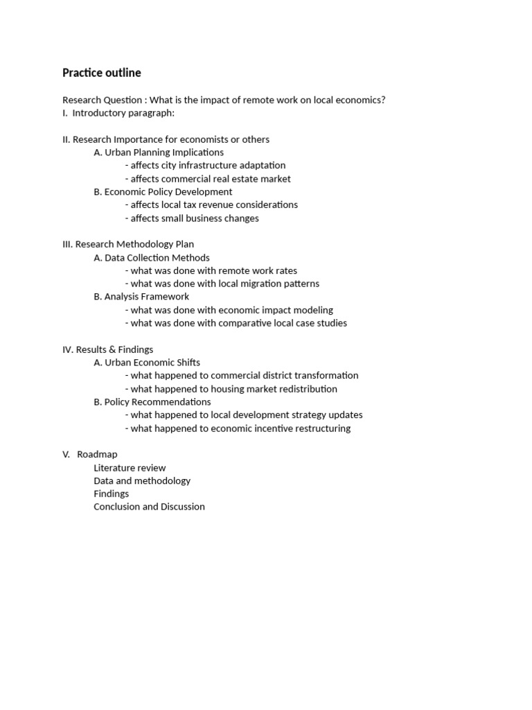 Practice Outline Tutorial 4 | PDF