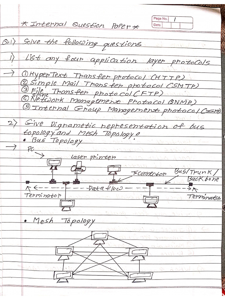 computer networks imp | PDF