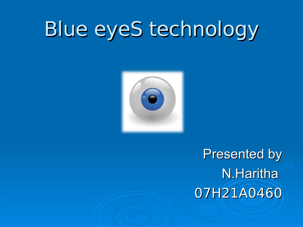Blue Eyes | PDF | Bluetooth | Computing