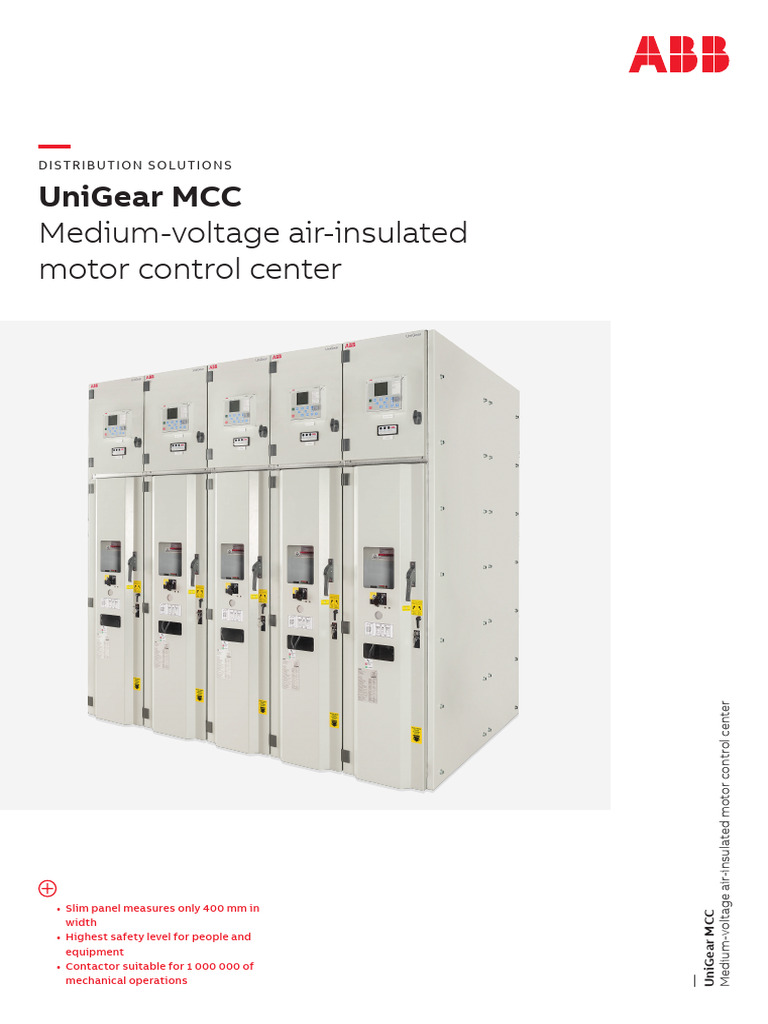 UniGear MCC_Catalogue_1VCP000405_RevK_EN | PDF | Fuse (Electrical) | Switch