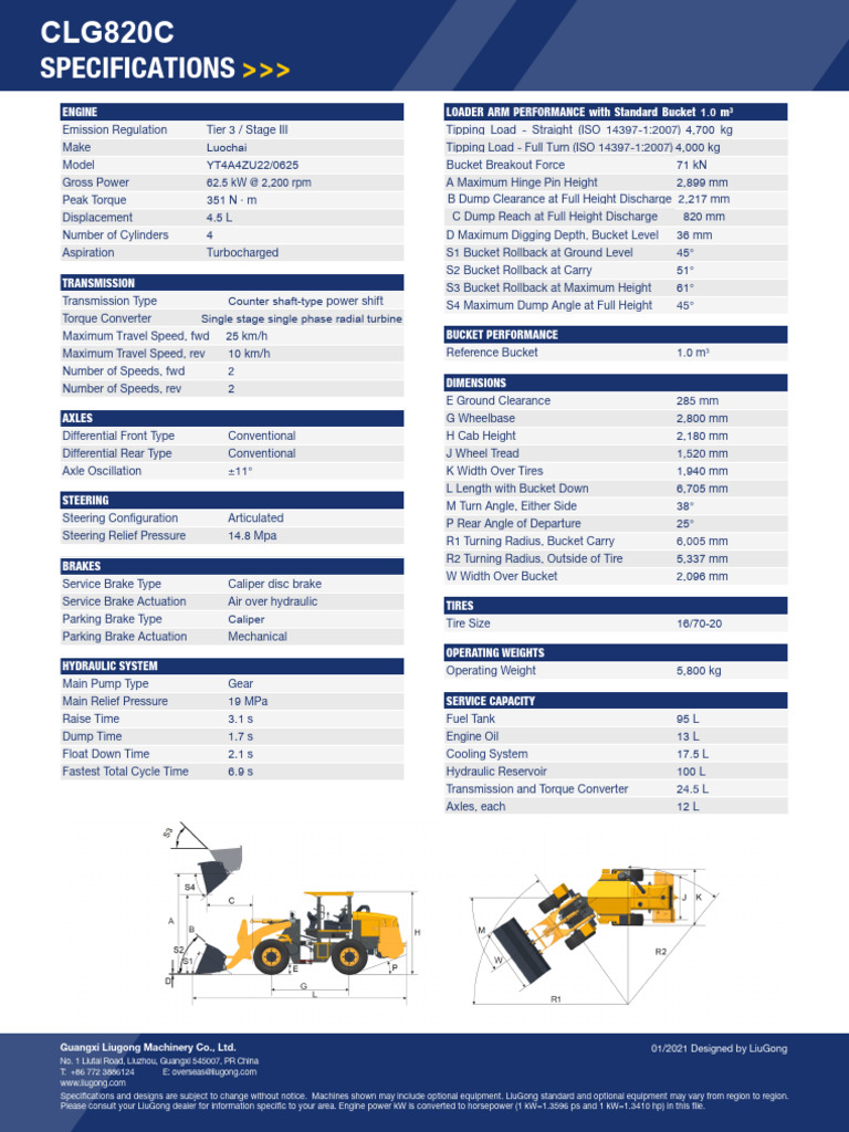 820C chui hầm | PDF | Brake | Horsepower