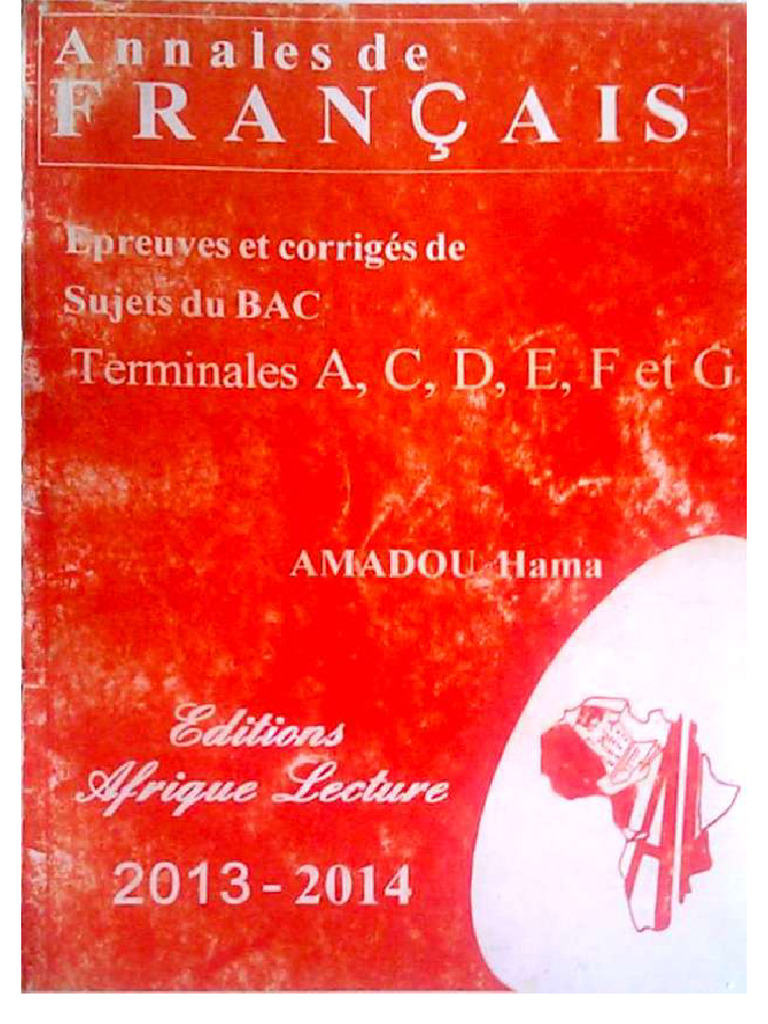 Annales de Français-1-1-1 | PDF