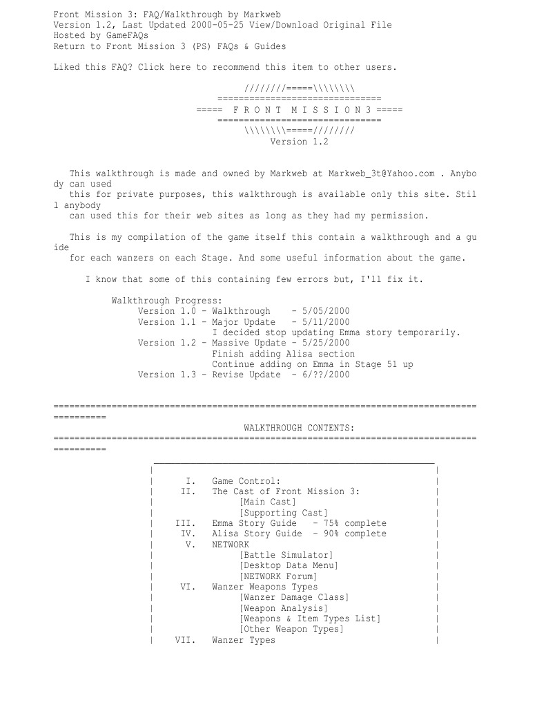 fm3 Guide | PDF | Strategy Guide | Military Science