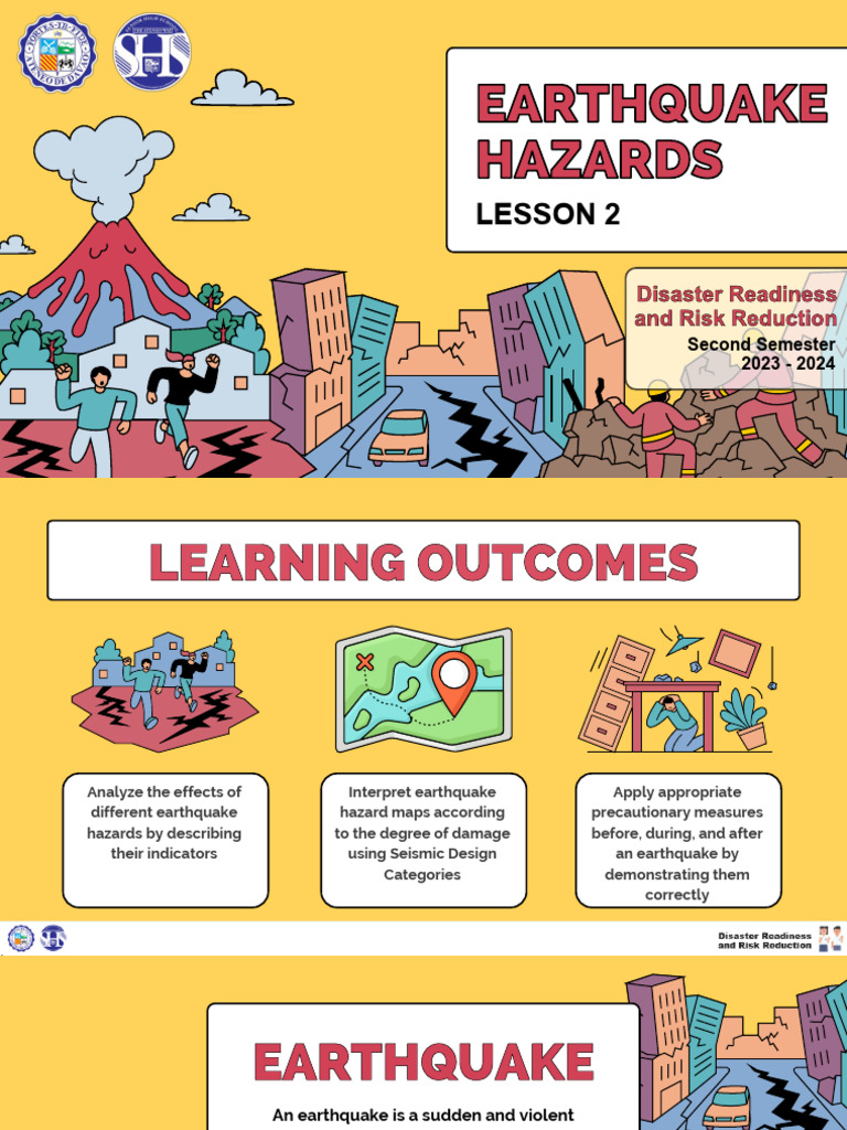 LESSON 2 - Earthquake Hazards - DRRR2324 | PDF | Earthquakes | Natural ...