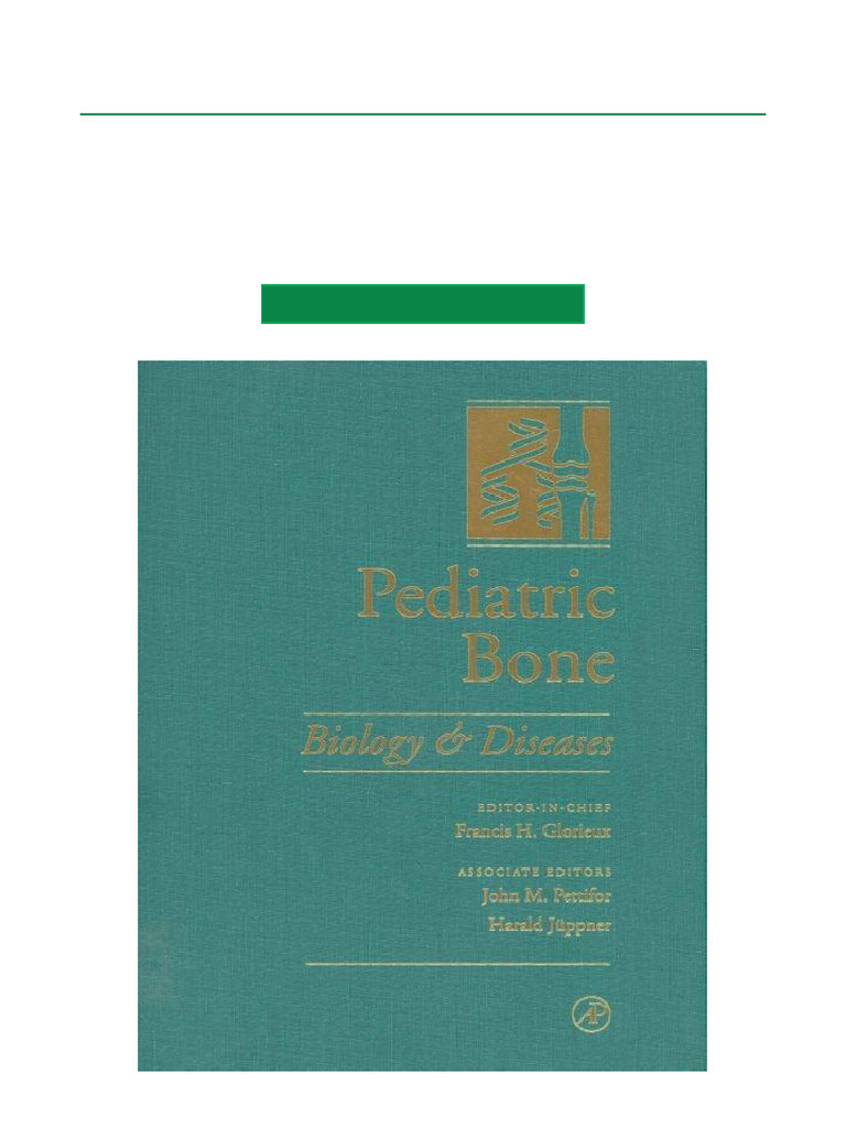 Pediatric Bone Biology & Diseases Best Quality Download | PDF | Osteoblast