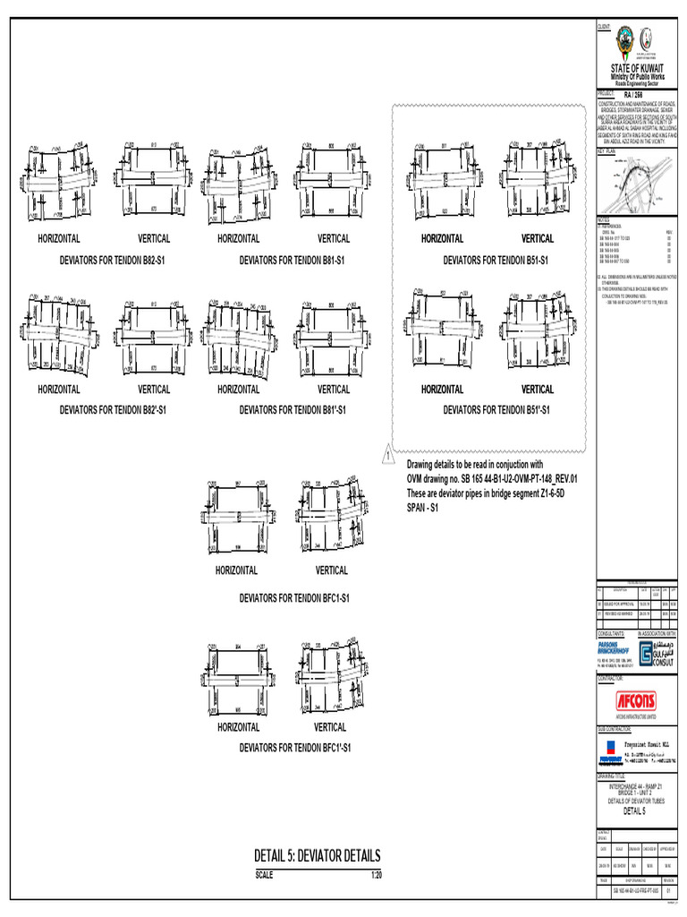 Detail 5: Deviator Details: State of Kuwait | PDF | Civil Engineering