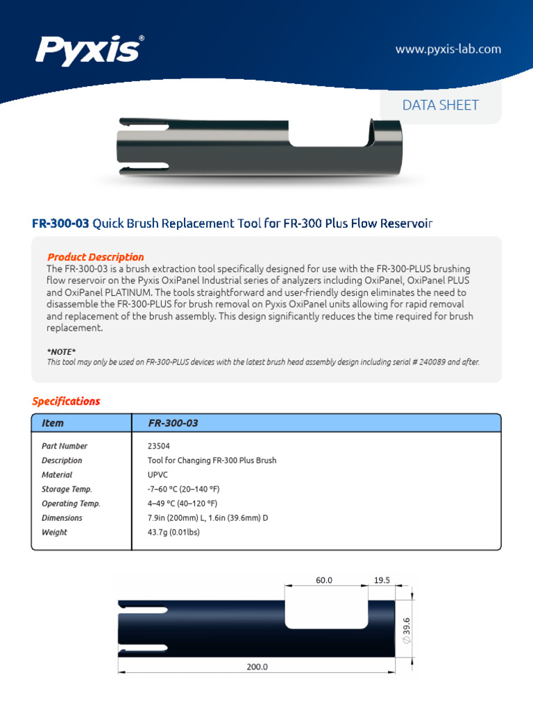 FR-300-PLUS Brush Replacement Procedure Using Quick-Extraction Tool ...
