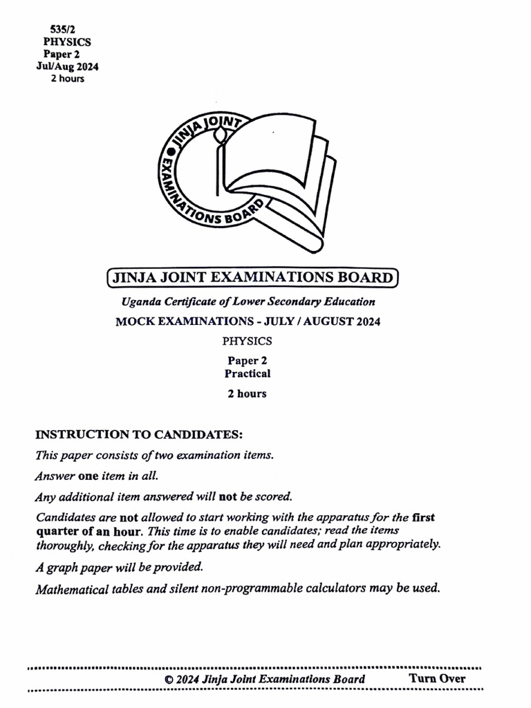 Jjeb Physics 2 | PDF