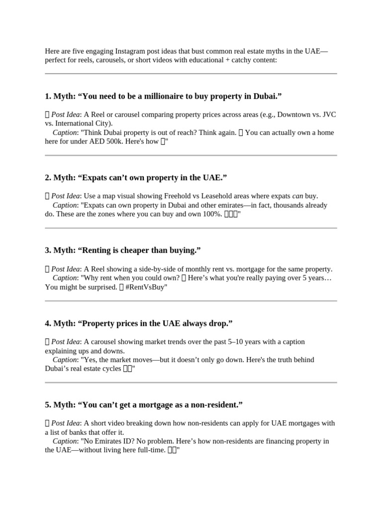 Post Idea Caption | PDF
