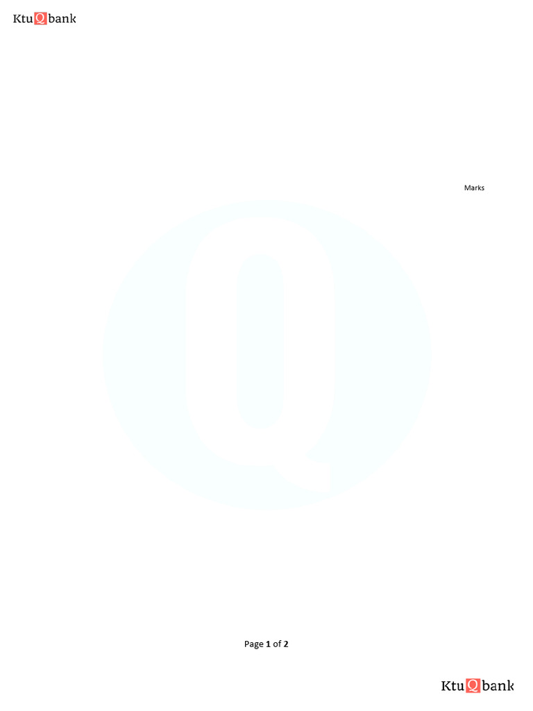 2019 Dec. ME205-H - Ktu Qbank | PDF | Heat | Enthalpy