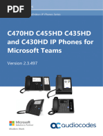 AudioCodes C448HD/C450HD Manual | PDF | Android (Operating System ...