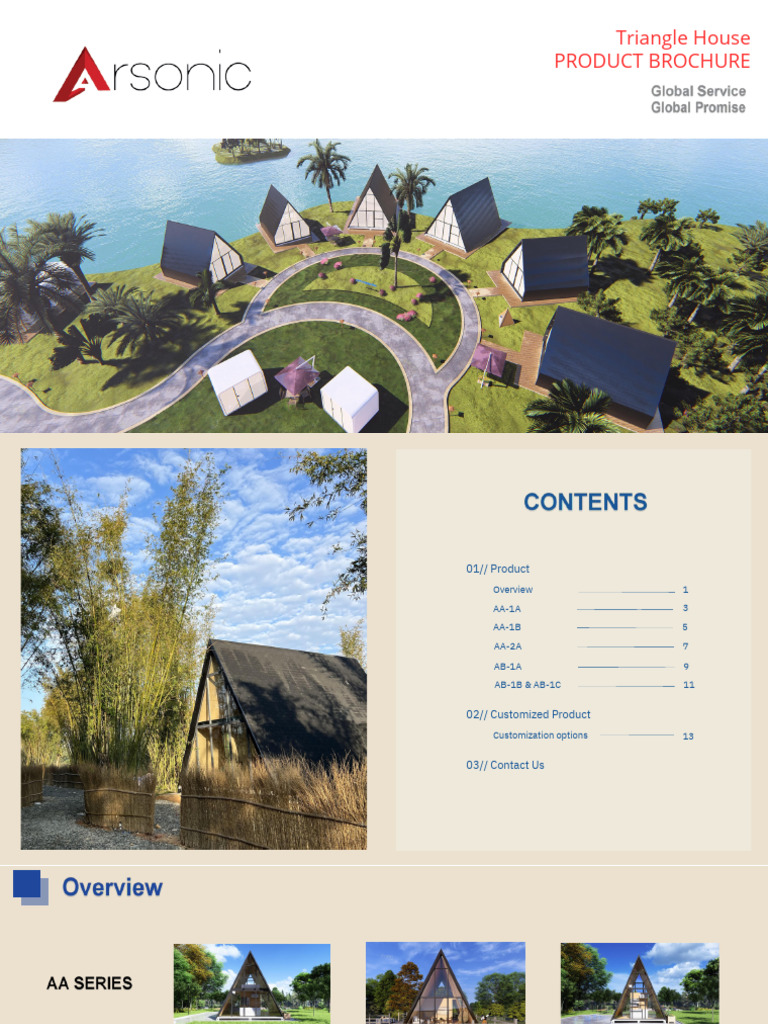 A-Frame Triangle House Brochure 2024 PDF | PDF | Floors | Architectural Elements