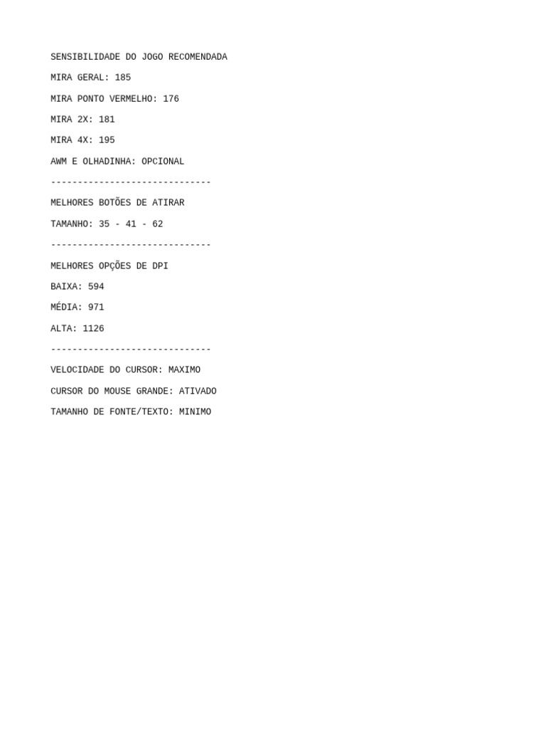 Pack Completo Sensi & Config 100%Hs | PDF