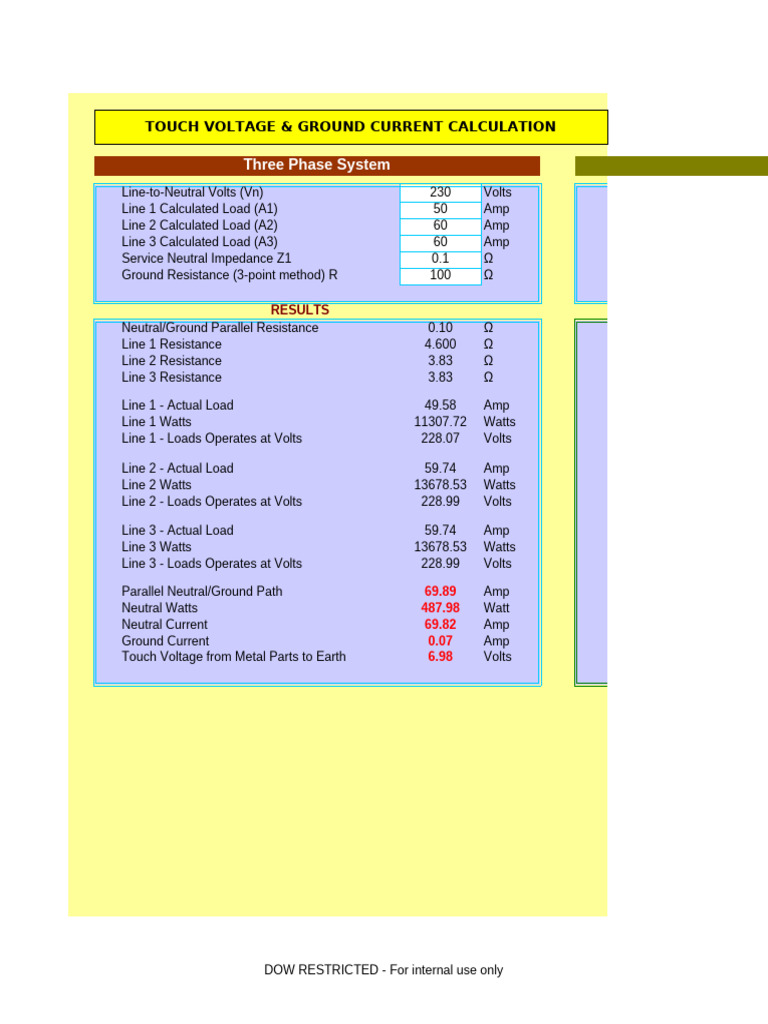 Touch Voltage and Ground Current 22 8 12 | PDF | Volt | Quantity