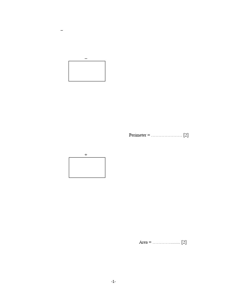 PRT 1 - Year 8 - Mathematics | PDF | Area | Elementary Mathematics