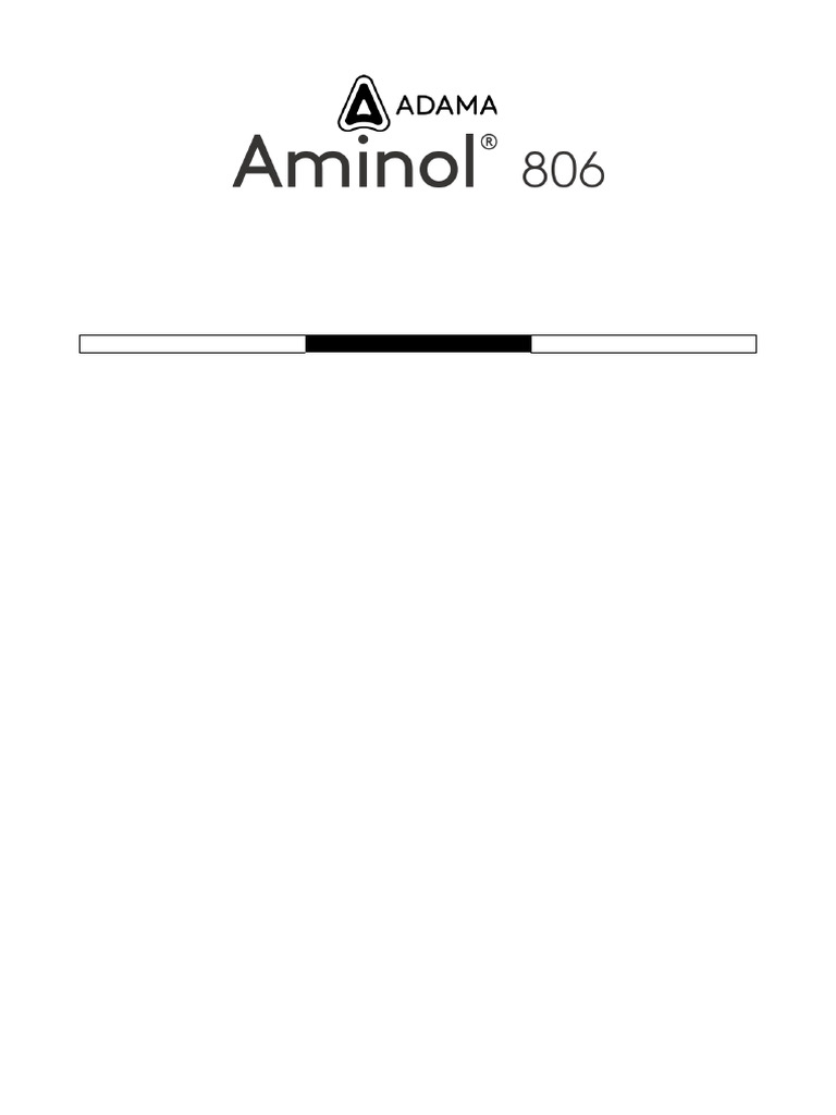aminol_806_-_bula | PDF | Ambiente natural | Pesticida