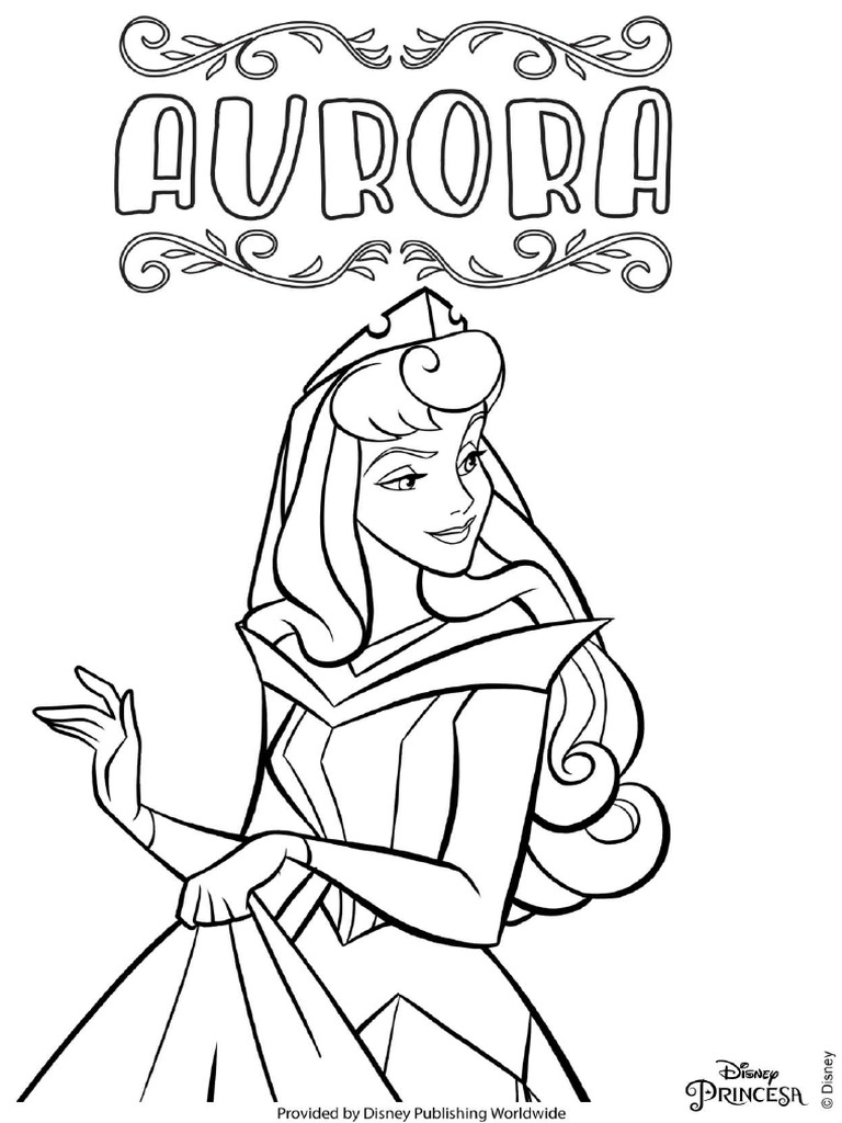 Aurora Coloring Page - F0f459fa | PDF
