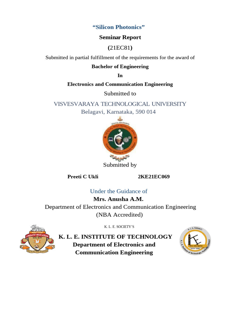 preport[1] | PDF | Laser | Photonics