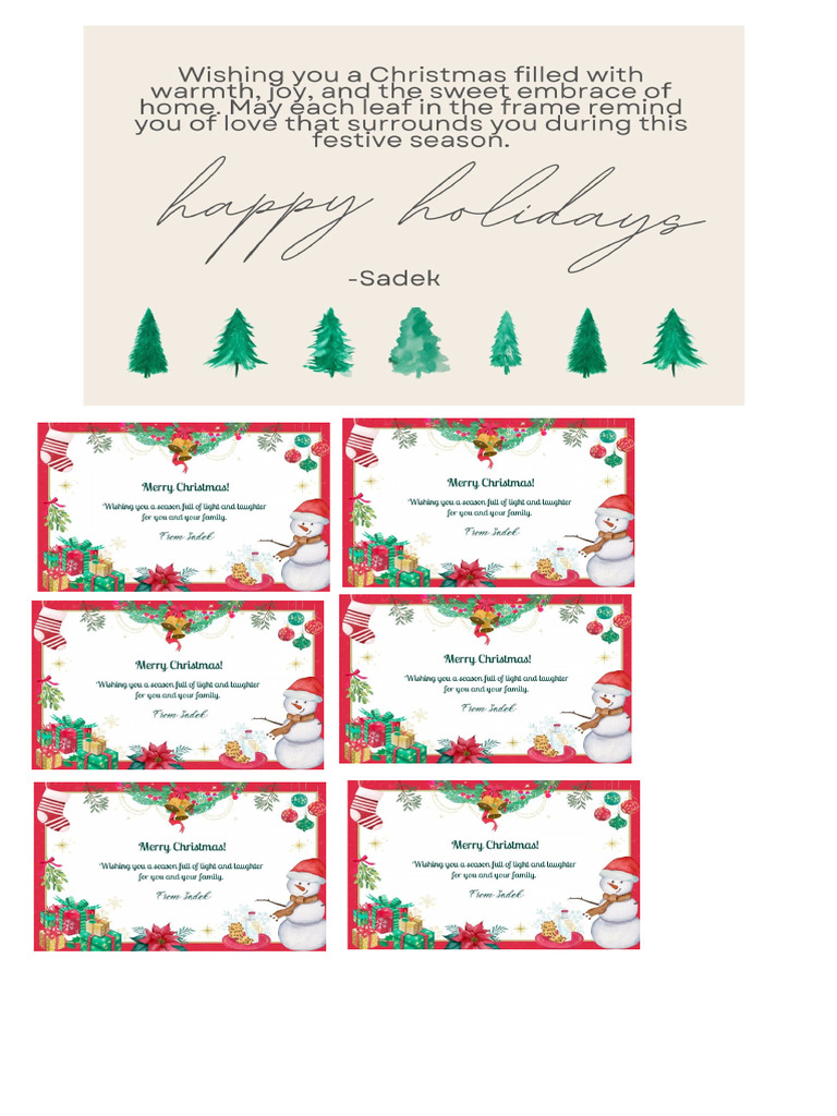 Christmas Card | PDF