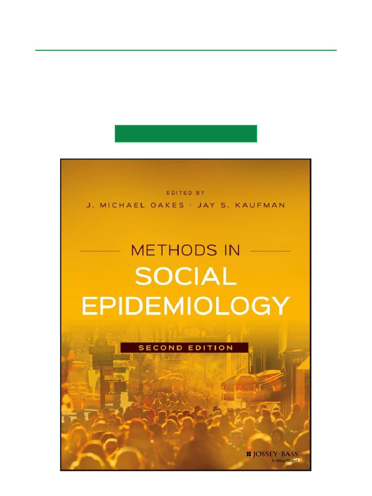 Methods in Social Epidemiology - 2nd Edition PDF | PDF | Confounding | Statistical Analysis
