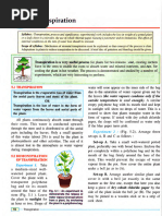 ICSE Class 10-Selina Biology Chapter 06 (Photosynthesis) | PDF
