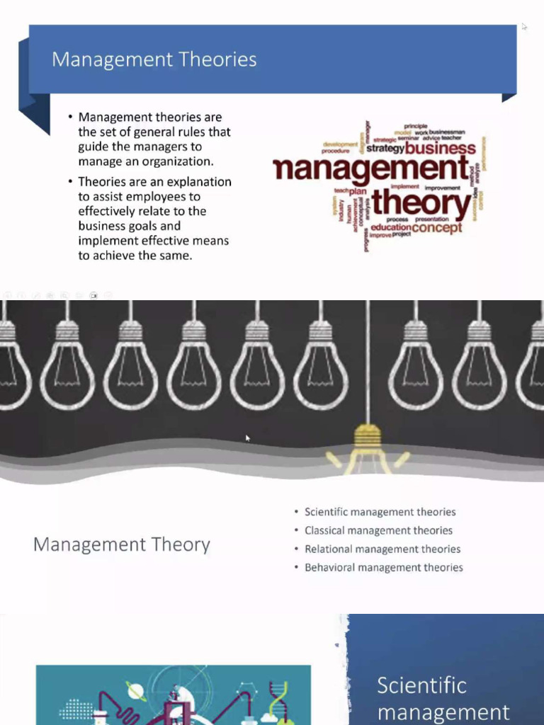 Management Theories | PDF